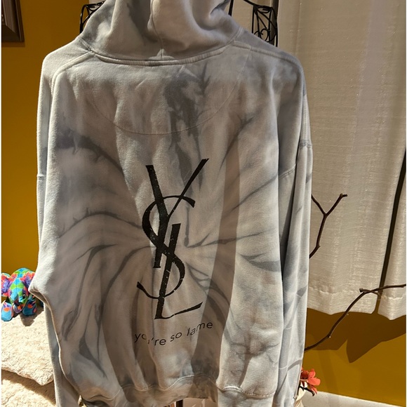 Tops | Closet Cleaning Ysl Youre So Lame Tye Dye Heavy Weight Hoodie ...